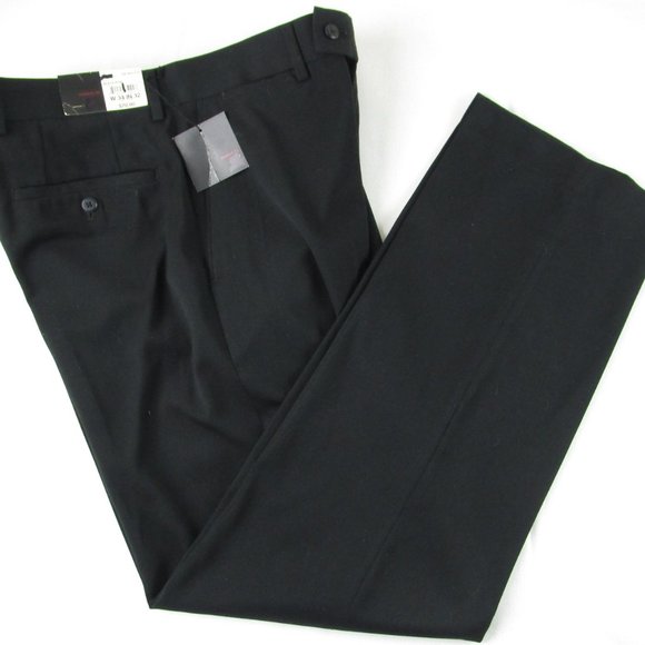 jf j.ferrar | Pants | Nwt J Ferrar Mens Modern Fit Black Row Dress ...